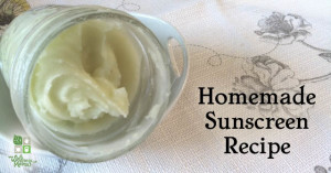 Homemade Sunscreen Recipe