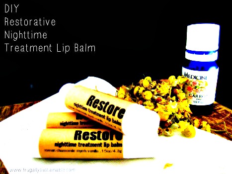 DIY Restorative Nighttime Lip Balm